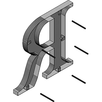 Sign Letters & Logos – Fabricated Metal | Gemini Signage